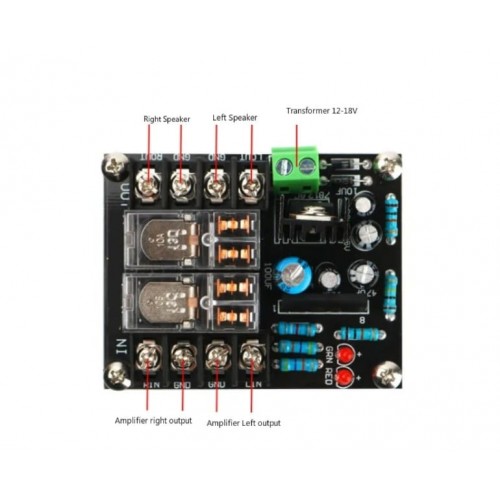 2 CH SPEAKER PROTECTION BOARD