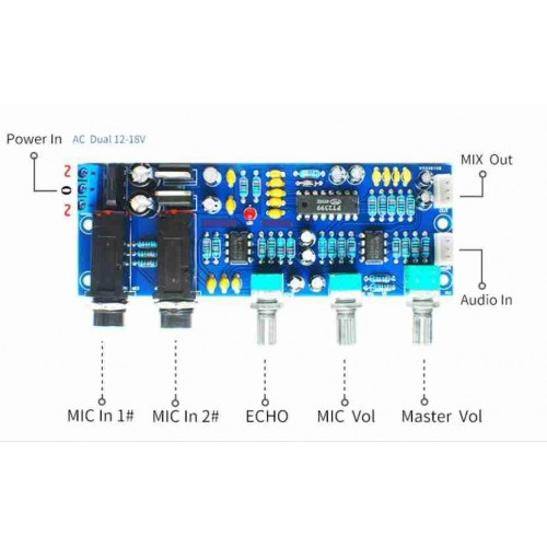 PT2399 Karaoke Amplifier board - GTECH