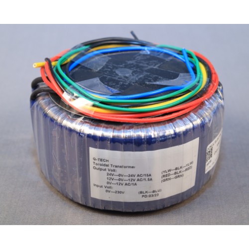 24V.0.24V-15A TOROIDAL TRANSFOMER