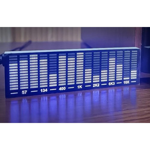 LED AUDIO SPECTRUM WHITE DISPLAY
