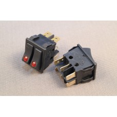 6PIN DOUBLE LIGHT ROCKER SWITCH 6A