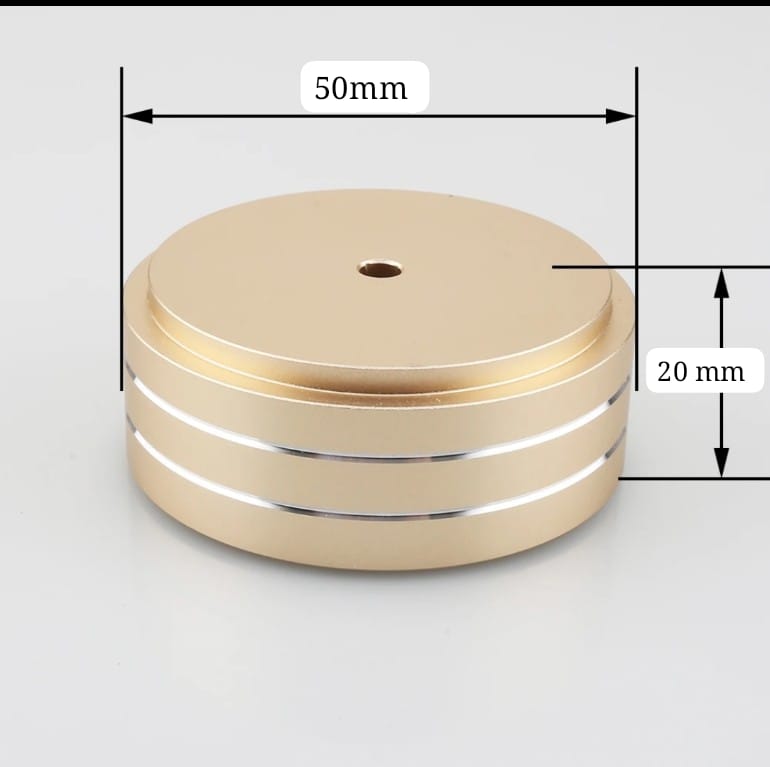 ALUMINIUM BUTTOM BUSH 50MM X 20MM (4PCS ONE BOX)