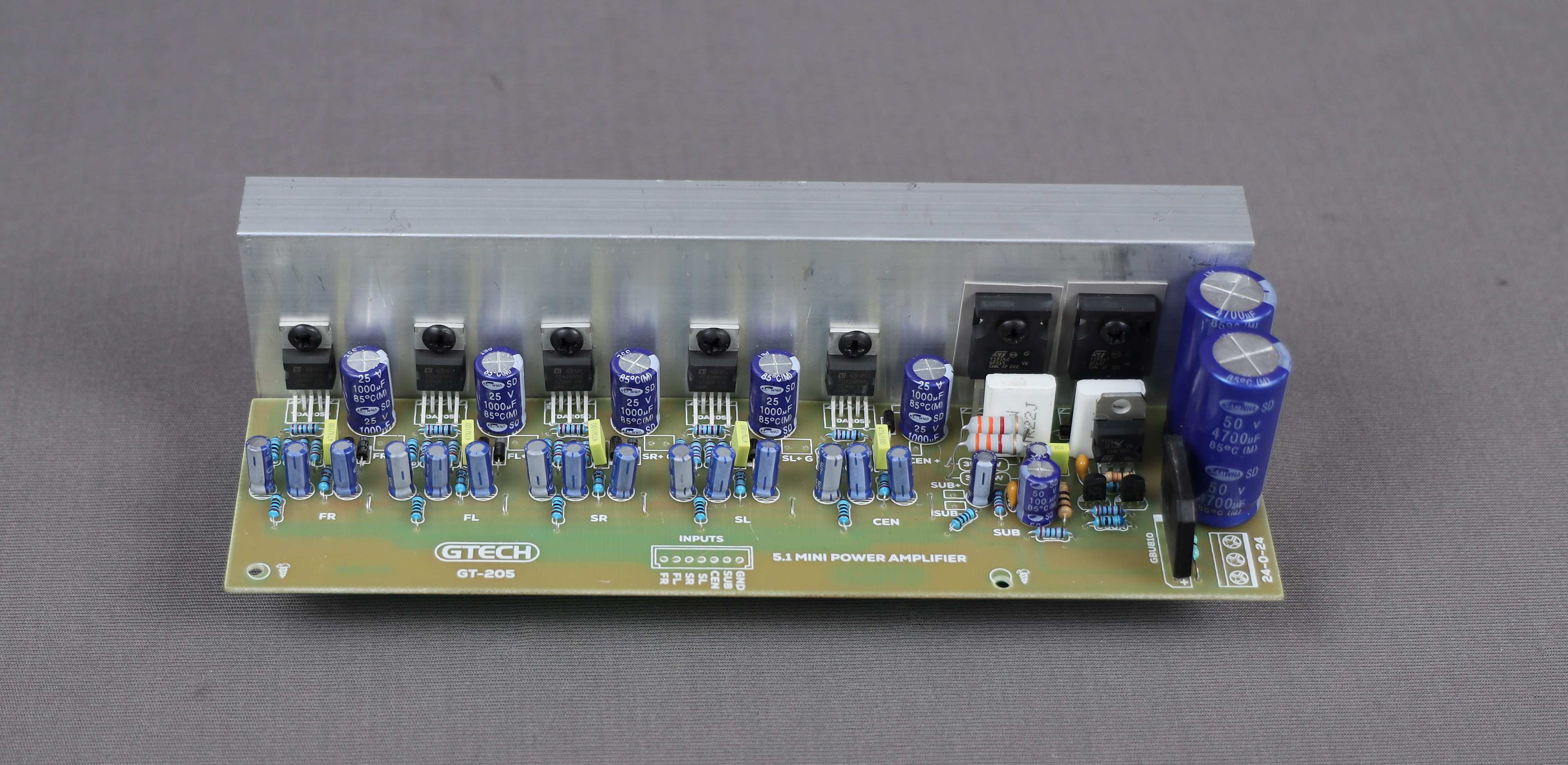5.1 AMPLIFIER BOARD TIP142,147-TDA2050 - GTECH